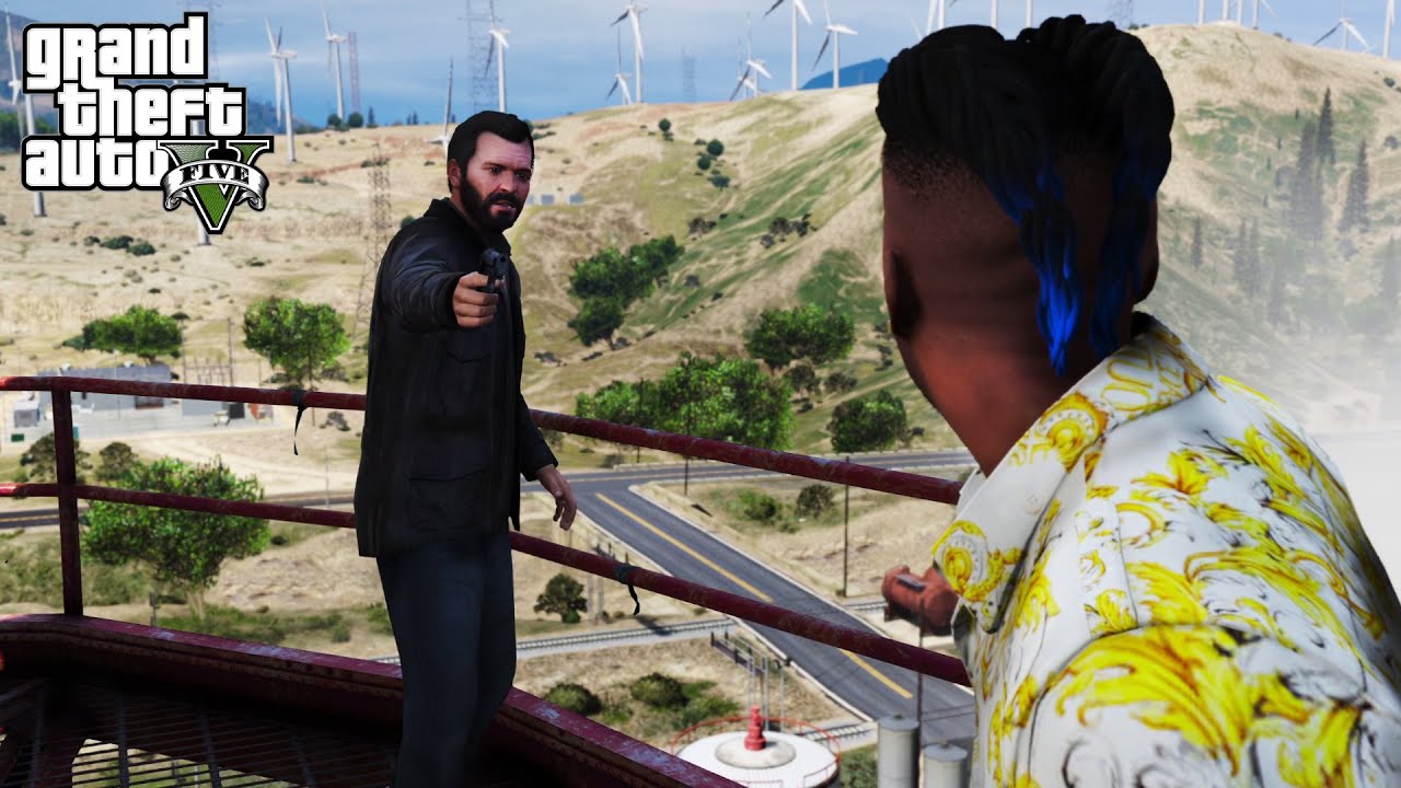 GTA V Michael's Death Scene (Ultra Graphics) - Ending B (Final Mission ...