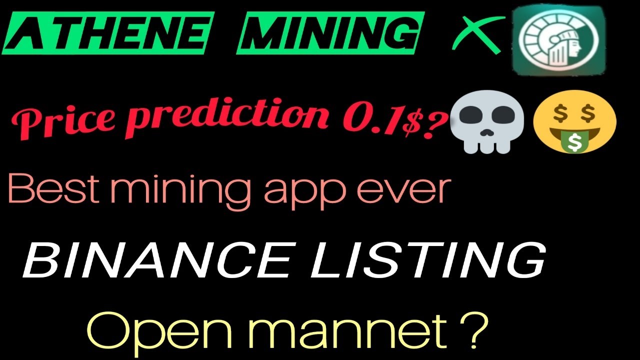 Athene Mining token launch date and price prediction | 1 ATH = $0.1 ...