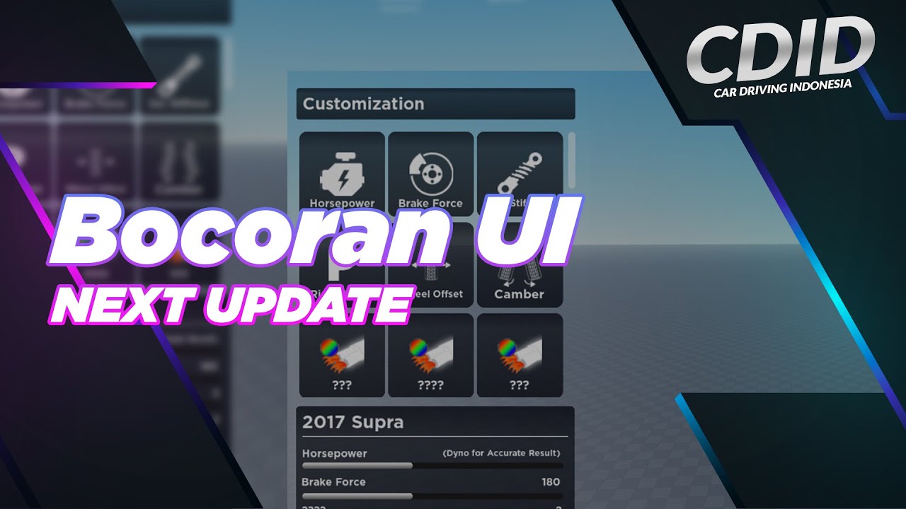 BOCORAN UI CDID NEXT UPDATE!!! - YouTube