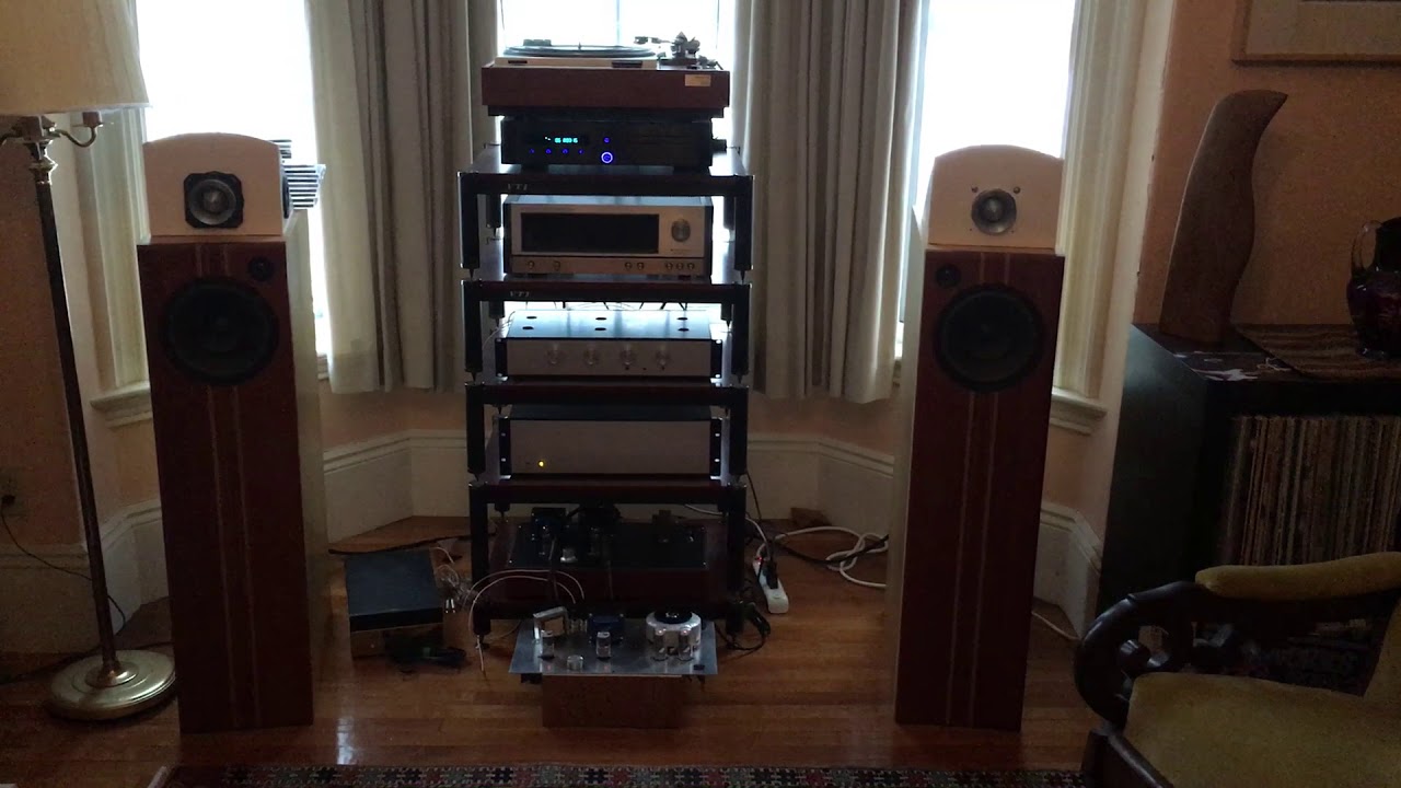 DIY 13EM7 tube amp demo playing Mercy Street - YouTube