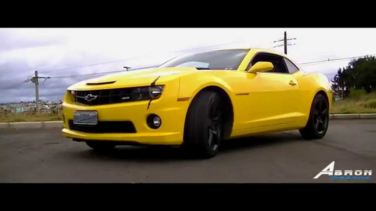 Chevrolet Camaro SS donuts - Abron Garage - YouTube