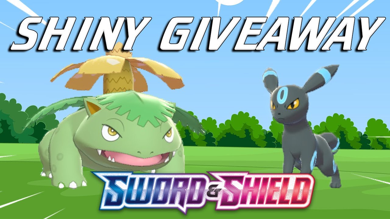 SHINY GIVEAWAY IN POKEMON SWORD AND SHIELD NINTENDO SWITCH (9 DAYS TO ...