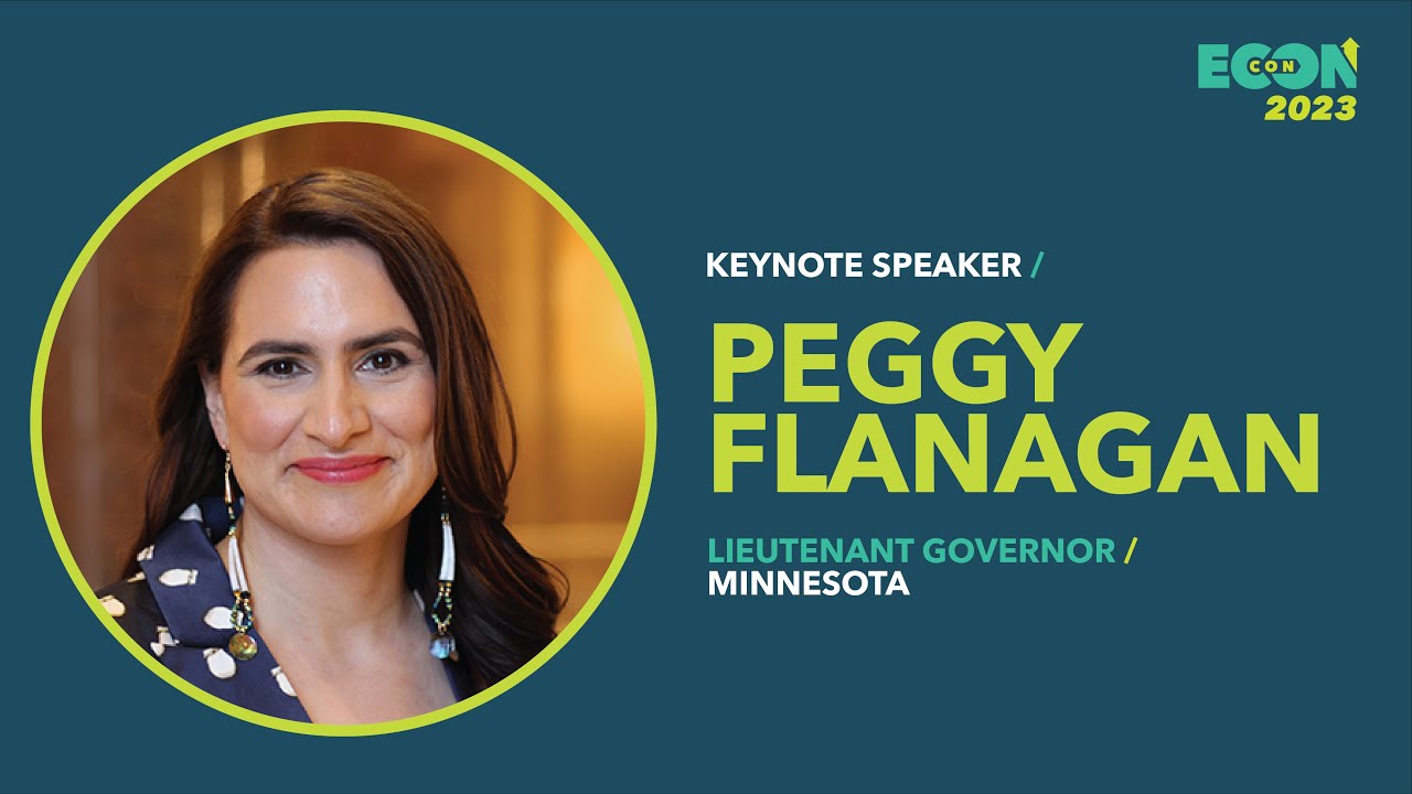 Minnesota Lt. Governor Peggy Flanagan Delivers Keynote Address at EconCon 2023 - YouTube