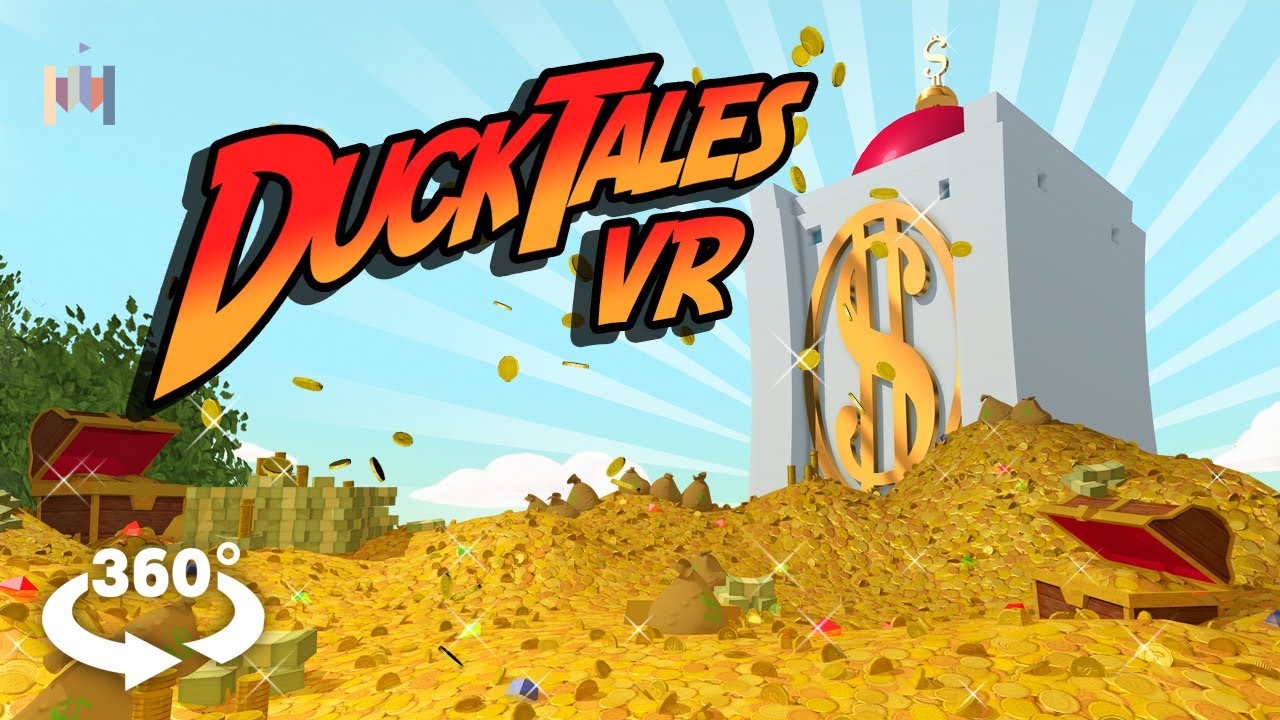 DuckTales VR, Swim in Scrooge McDucks Money! - YouTube