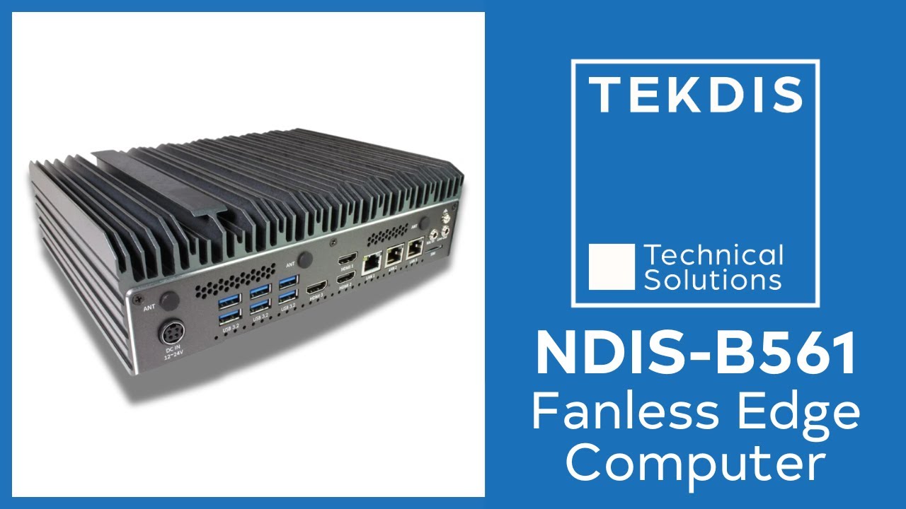 Explore the NDIS-B561 Fanless Edge Computer | TEKDIS - YouTube