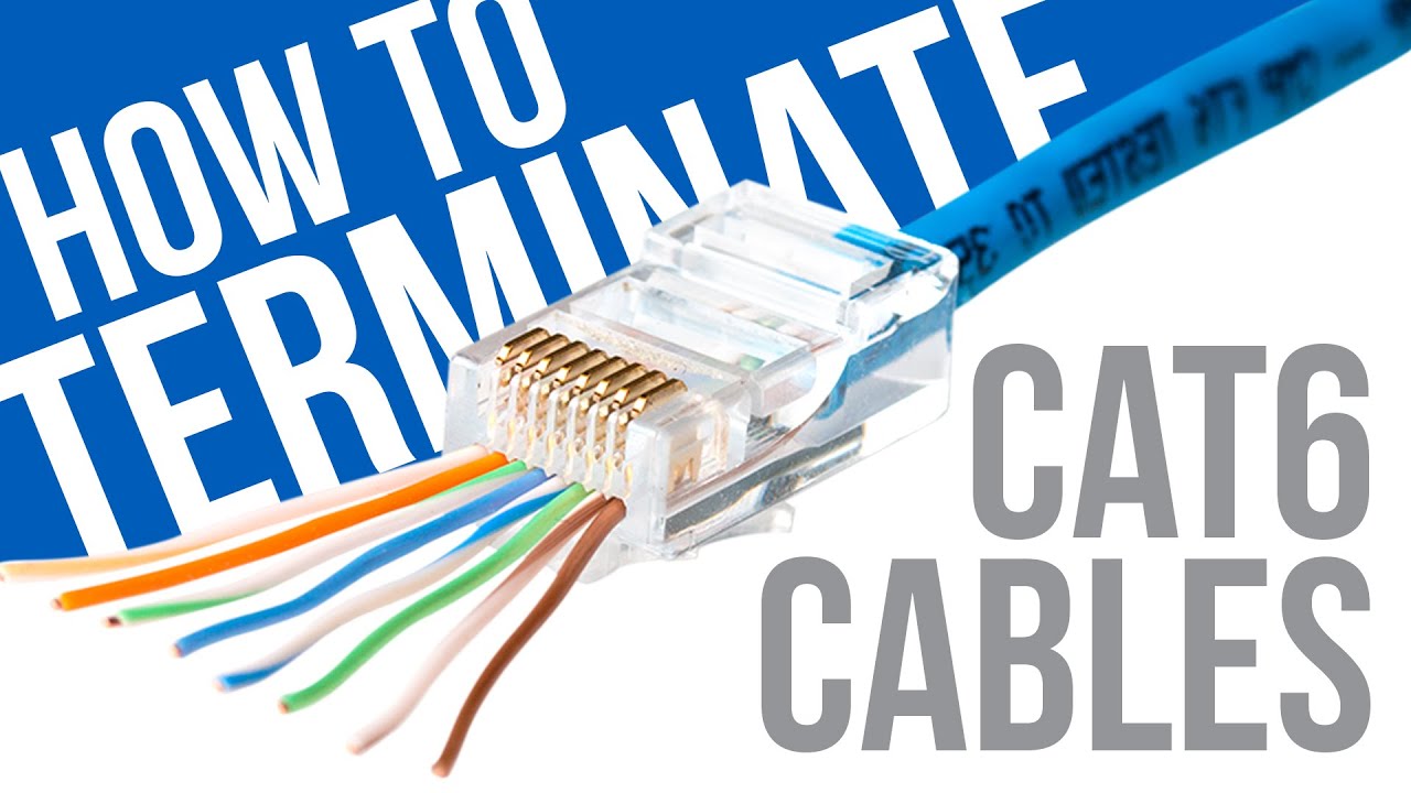 How To Terminate CAT6 Cables - Jonard Tools - YouTube