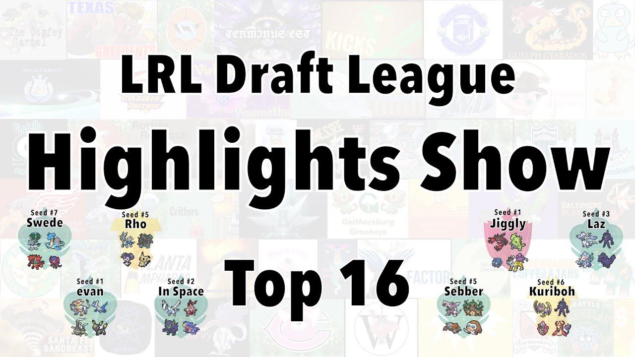 LRL Draft League Highlights Show TOP 16 of Season 3 + Announcement ...