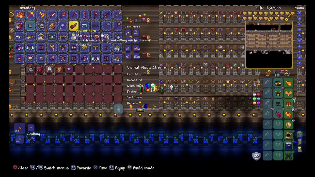 Terraria all item world w/ mods - YouTube