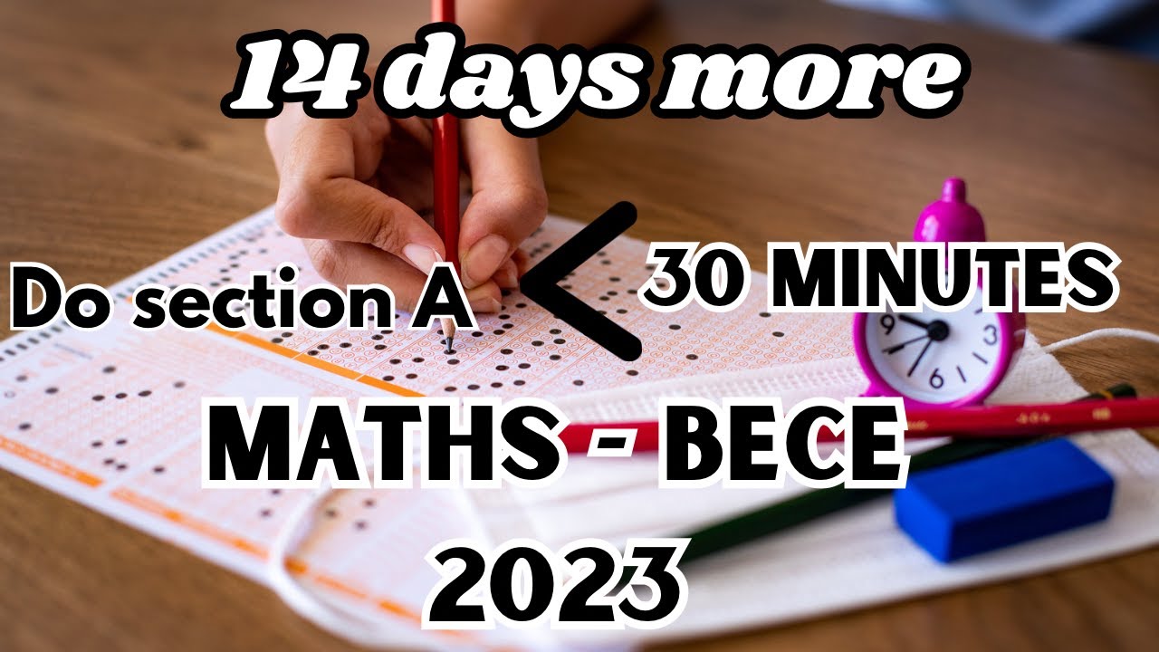 Don't Ignore This Section A tricks | Maths 2023 BECE - YouTube