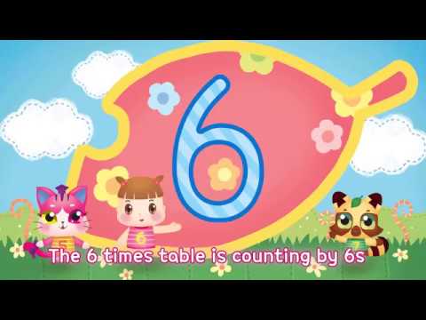 6X Multiplication Table Song | Kids, Children's Song - YouTube