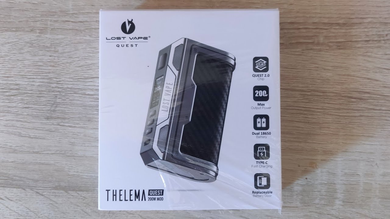 MOD thelma 200w Quest warna silver - YouTube