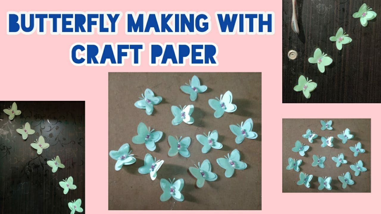 How to make a origami paper butterfly | Paper Butterflies tutorial # ...