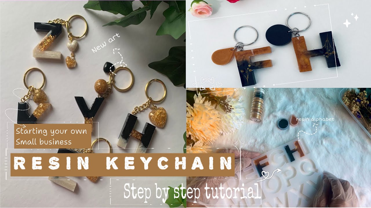 DIY Resin Keychain Tutorial for Beginners - Step-by-Step Guide - YouTube