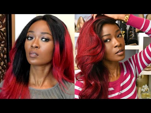Gorgeous Burgundy Ombre | Fixing A Bad Dye Job | Co... Video