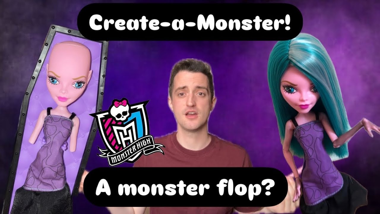 Let's Create a MONSTER - Monster High Colour Me Creepy Playset! - YouTube
