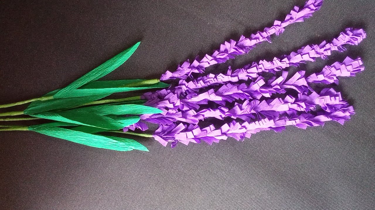 A Beautiful Lavender Flower How To Make A Easy Beautiful Crepe Paper a-beautiful-lavender-flower-how-to-make-a-easy-beautiful-crepe-paper