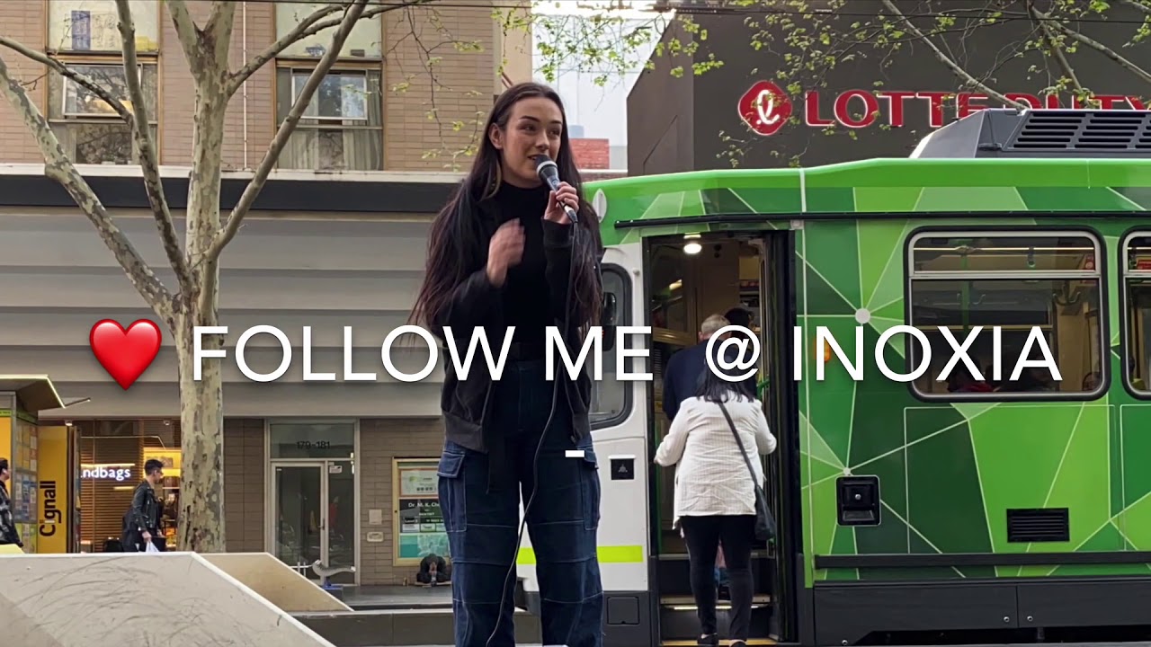 Talented young singer singing on street Melbourne center ️ ️ ️👍”Follow ...
