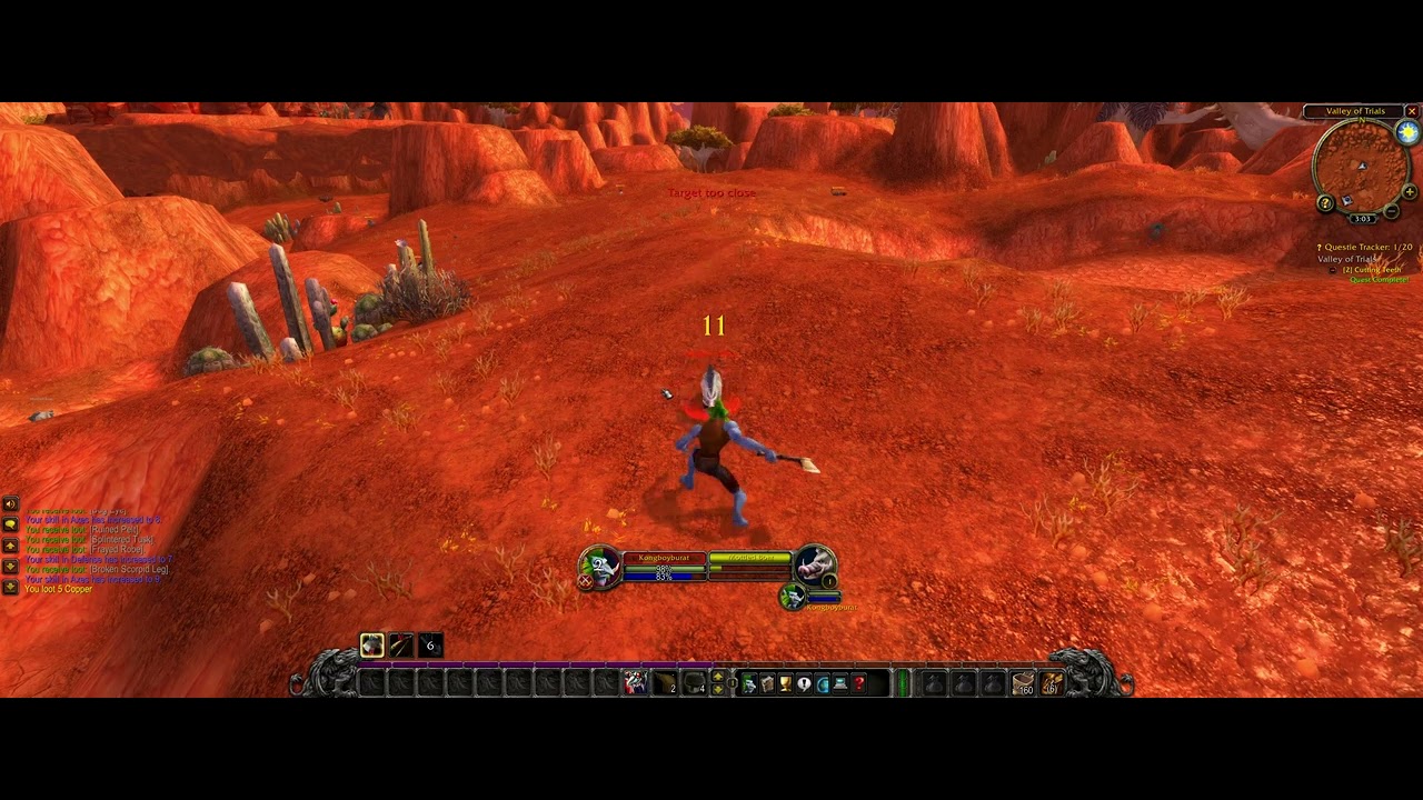 World Of Warcraft Hardcore New Hunter Character Ultrawide - YouTube