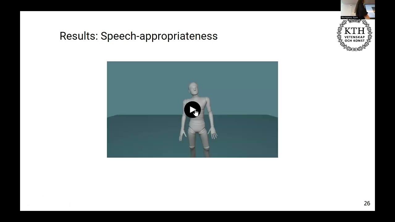 Diffusion-Based Co-Speech Gesture Generation Using Joint Text and Audio Representation - YouTube
