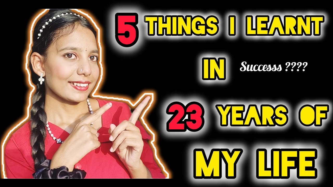 5 life lessons I learnt .. to get successful & peaceful life ️|Real ...