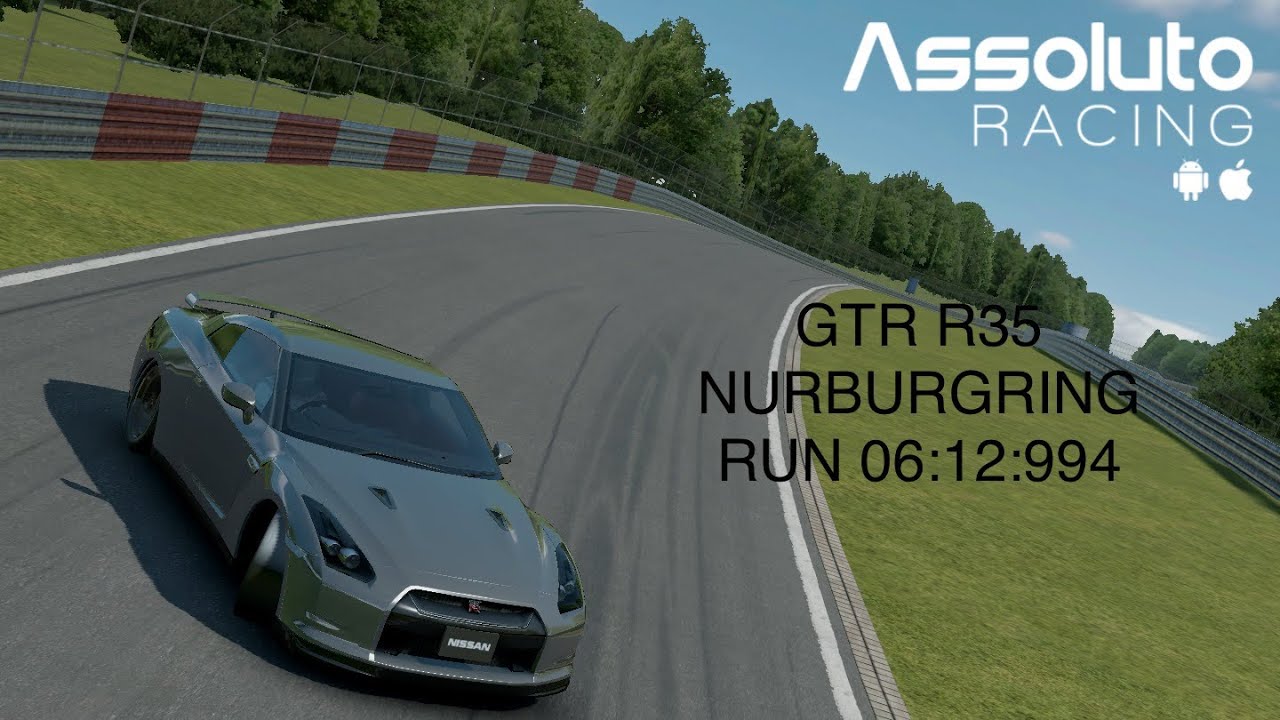 REVAMPED! Assoluto Racing Nissan GTR R35 ‘07 Nurburgring run 6:12:994 ...