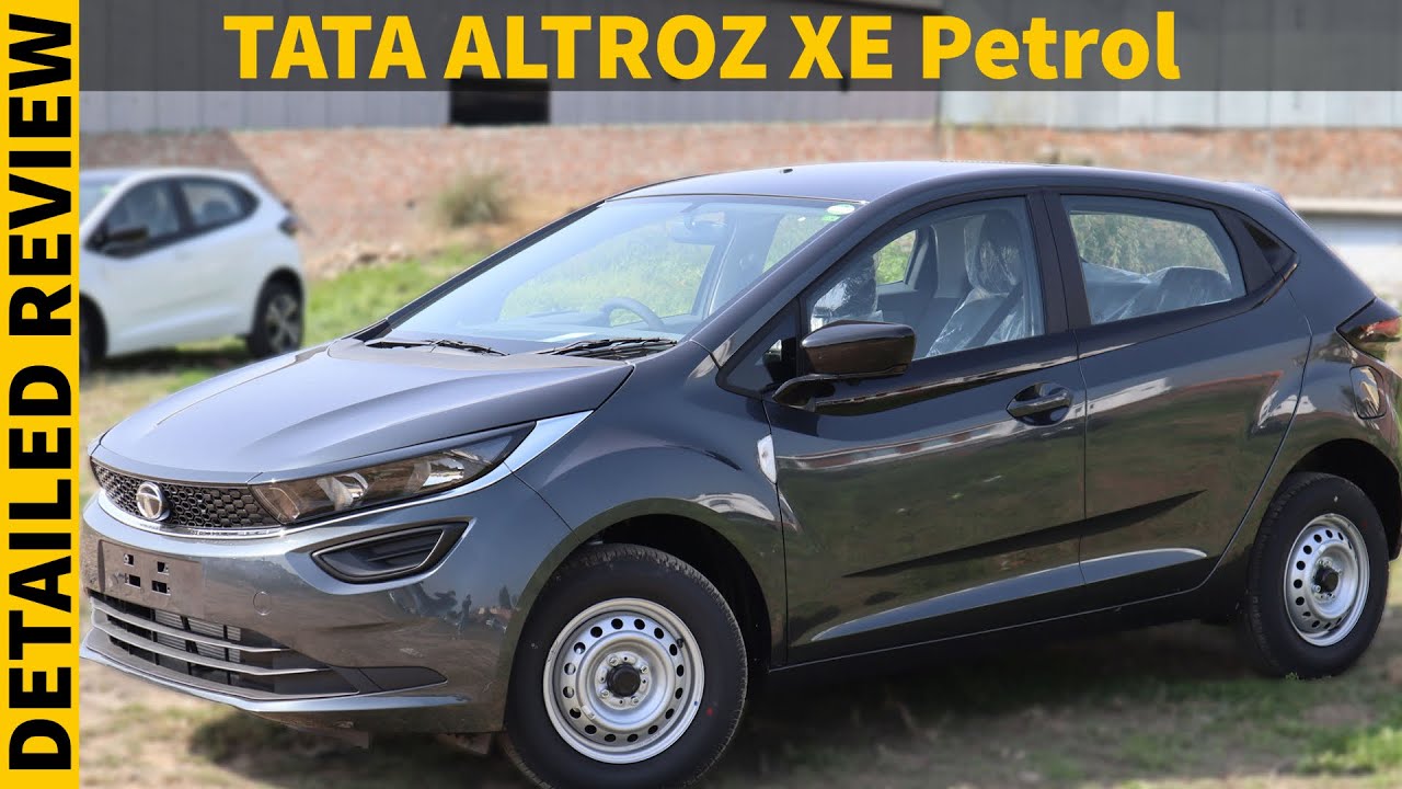 Tata Altroz XE 2021 Base Model Detailed Review Petrol - Only at ₹5.69 ...