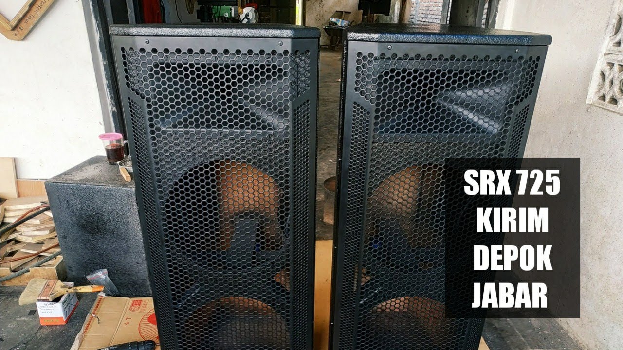 Box Model JBL srx 725 212 from stage monitor - YouTube