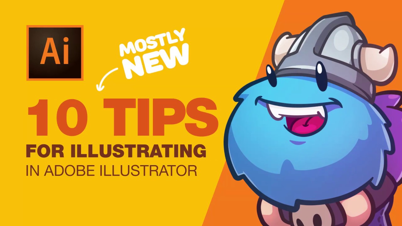 10 Tips: Illustrating in Adobe Illustrator - YouTube