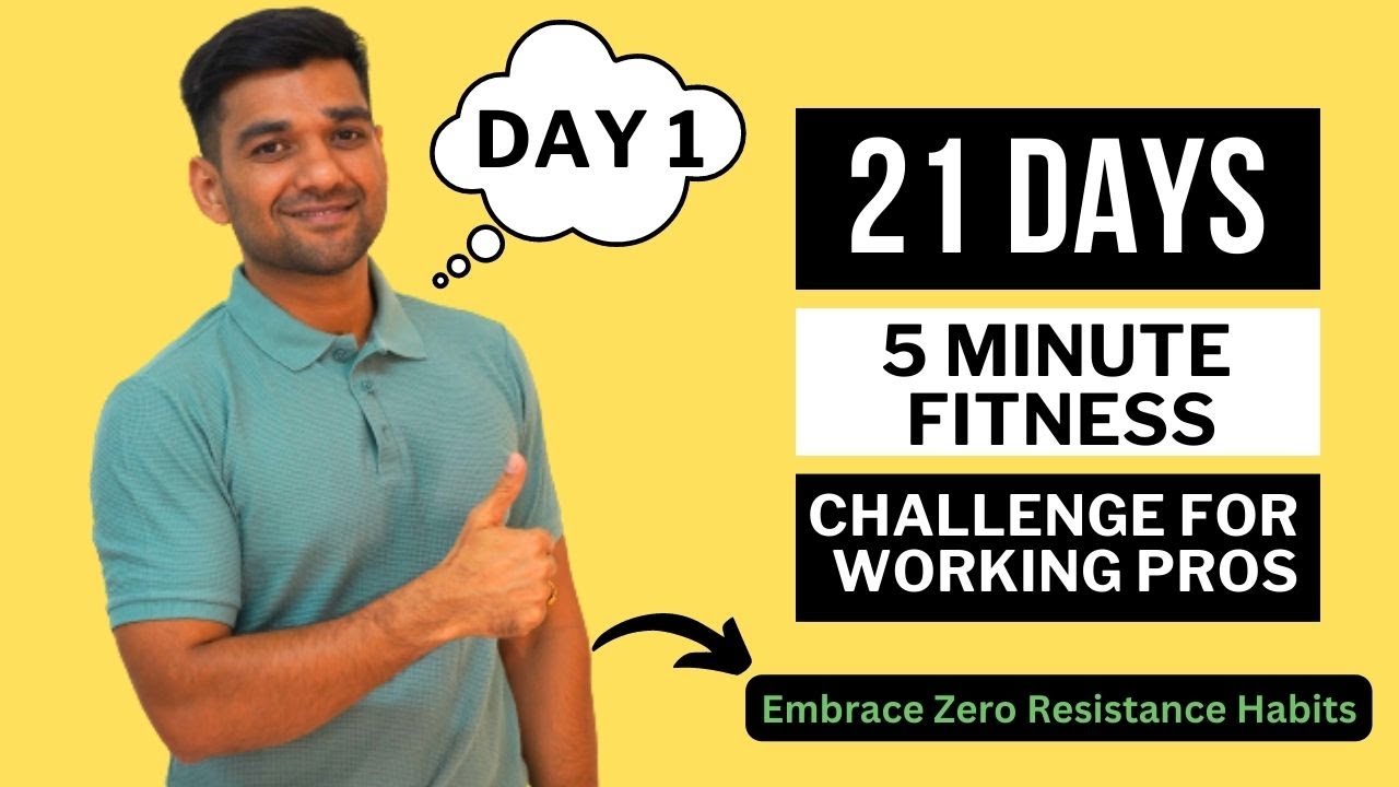 Day1 - 21 Days 5 Min challenge for working Pros - YouTube