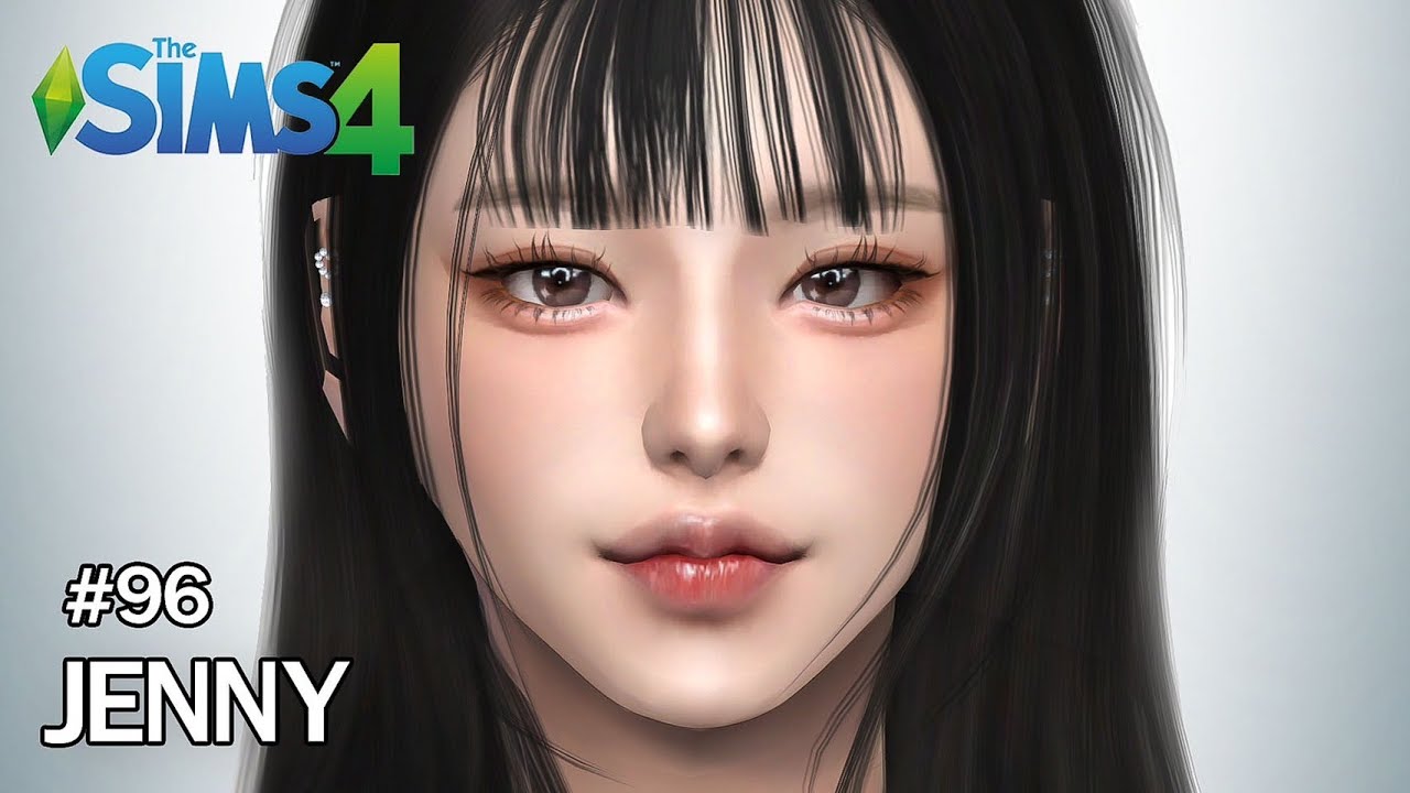 The Sims4 : "Jenny" ในโหมดสร้างซิมส์ | Create A Sim (Tray +CC list) | muu sugar - YouTube