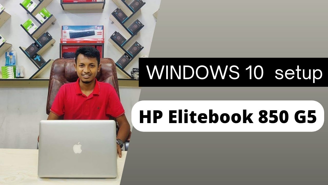 How to Windows 10 pro HP Elitebook 850 G5 - YouTube