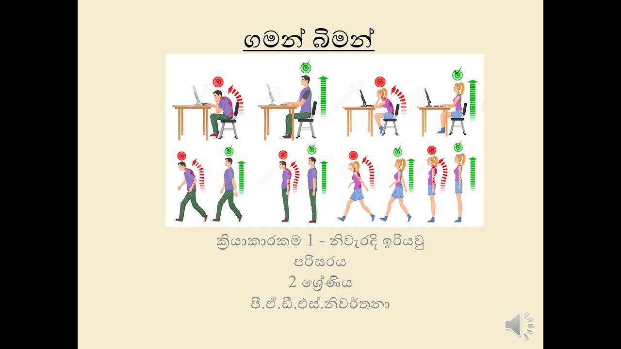 ගමන් බිමන් - 1 - නිවැරදි ඉරියවු - පරිසරය - 2 ශ්‍රේණිය - YouTube