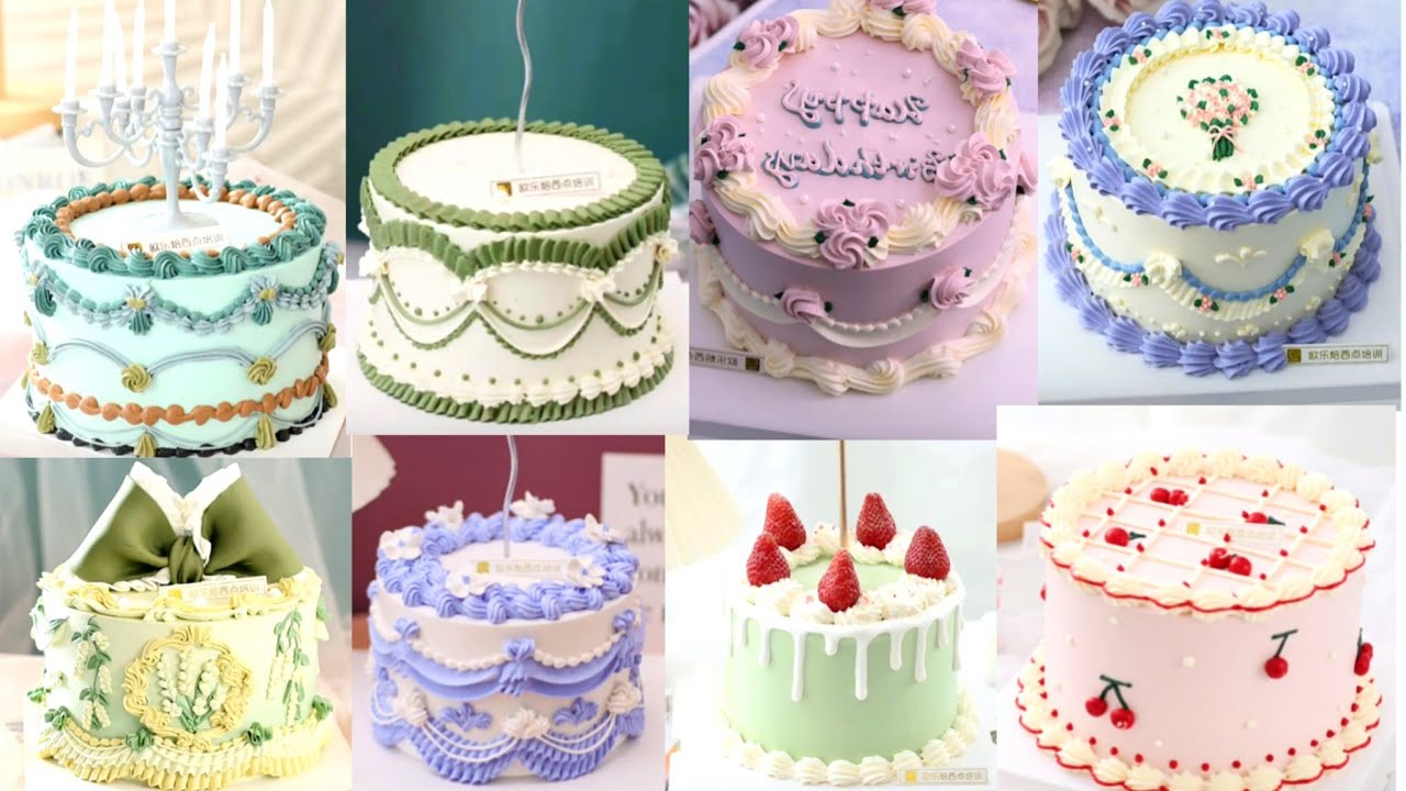 Brithyday Cake Decorations Ideas /Homemade Easy Cake Desing Ideas/Easy ...