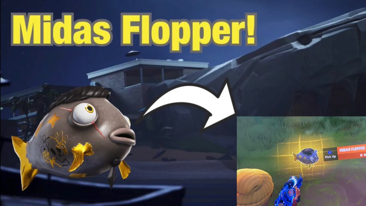 I caught the Midas Flopper that's 0.00004% chance (chapter 2 season 4 ...