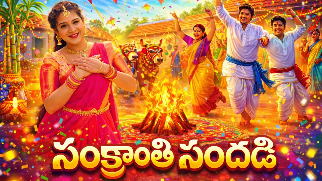 Sankranthi Song 2026 | Sankranthi Sandadi Full Song | Sankranthi ...