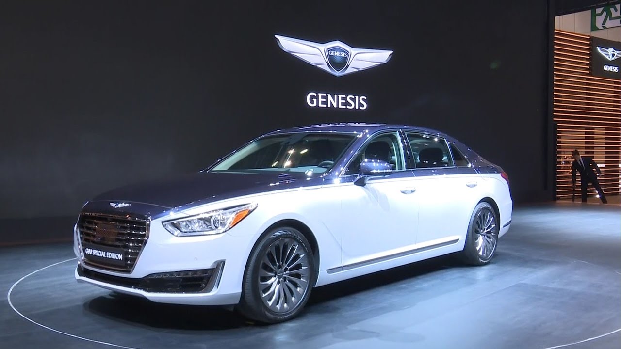 [2017 서울모터쇼] 현대차, '제네시스 G90 스페셜 에디션' 공개 (Genesis G90 Special Edition ...