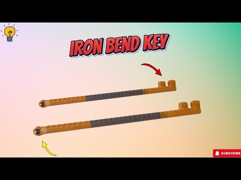 Amazing Iron Bend Key | You Can Make At Home| It's Use In Steel Fixing ...