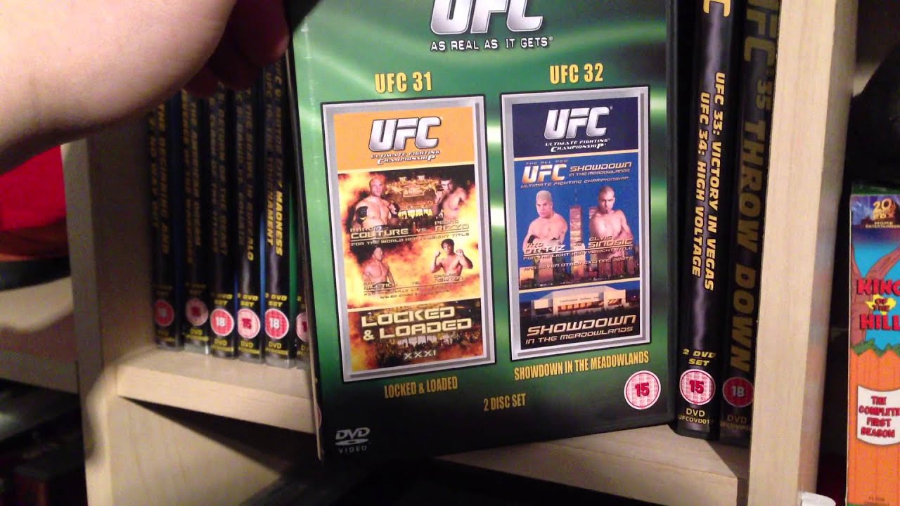 Wrestling DVD Collection Update & UFC DVD Collection - YouTube