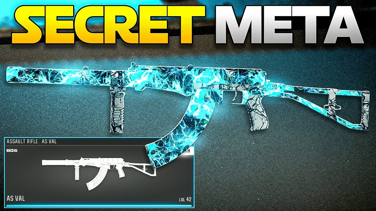 *NEW* SECRET META GUN in WARZONE! 😲 (Best AS VAL Class Setup) - YouTube