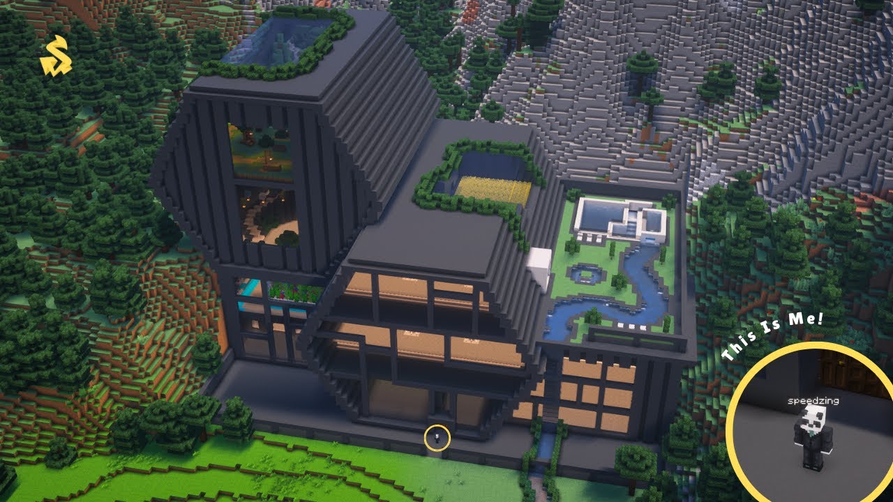 Minecraft Build #10 · Mega Hexagonal Mansion | Speedzing - YouTube