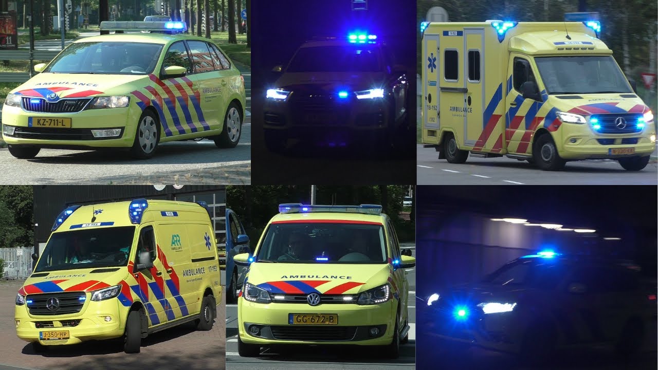 Meerdere Ambulances (Rijopleiding), MMT auto, HAP voertuig & TC-VC met ...