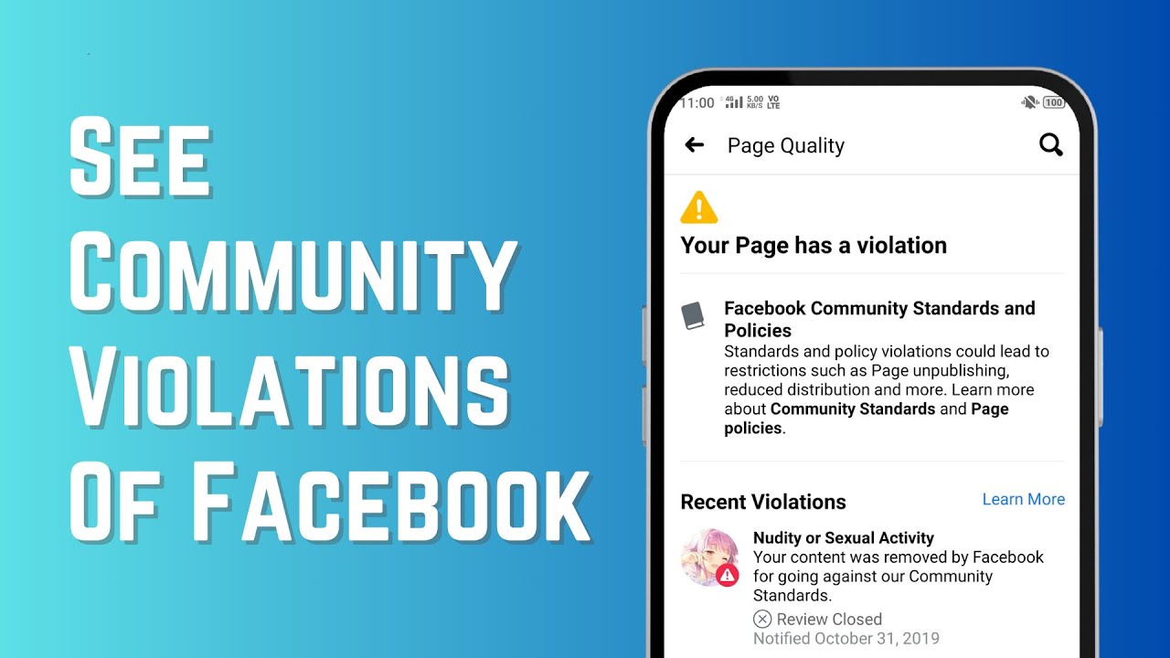 How To Check The Community Violations Of A Facebook Page in 2024 - YouTube