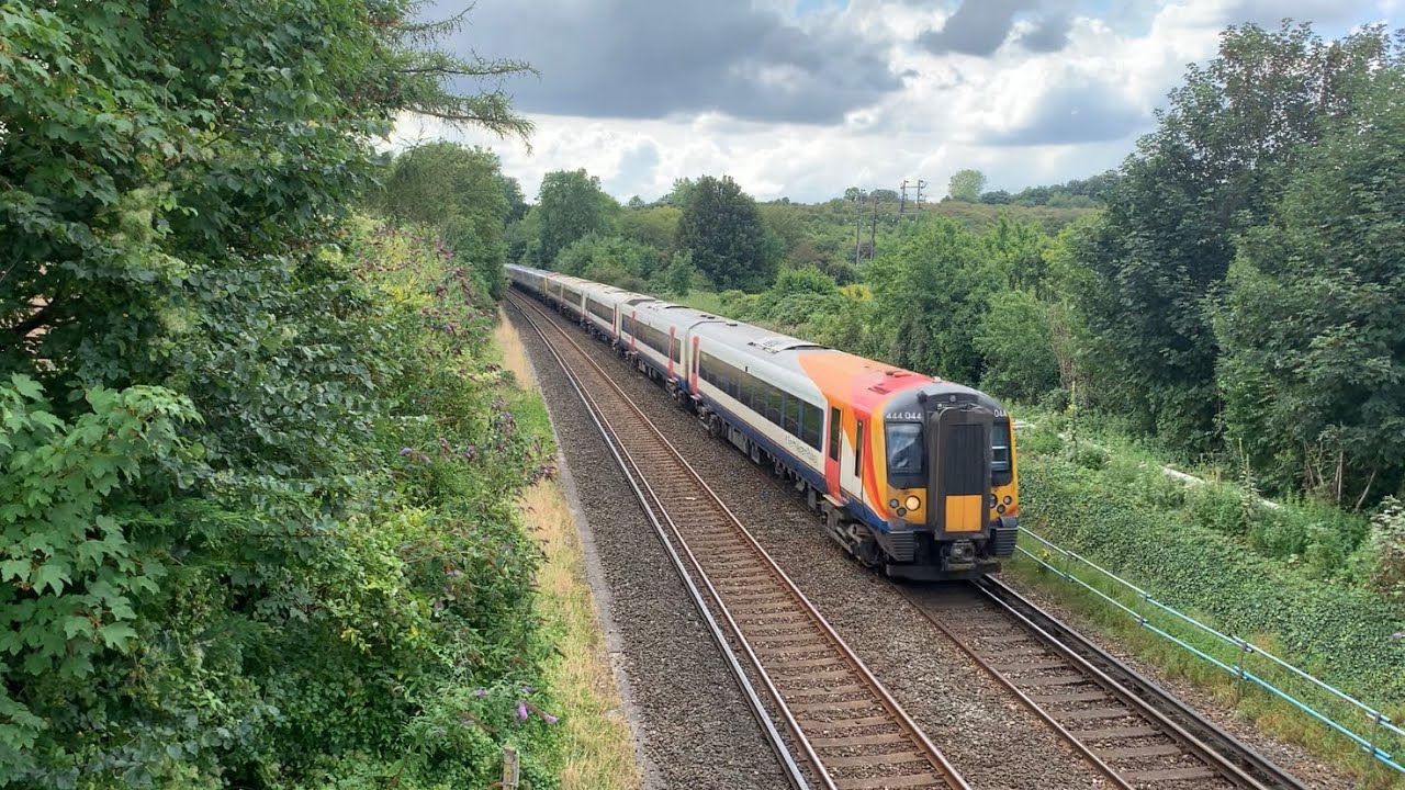 Class 444 Desiro | 444044 + 444037 South Western Railway - YouTube