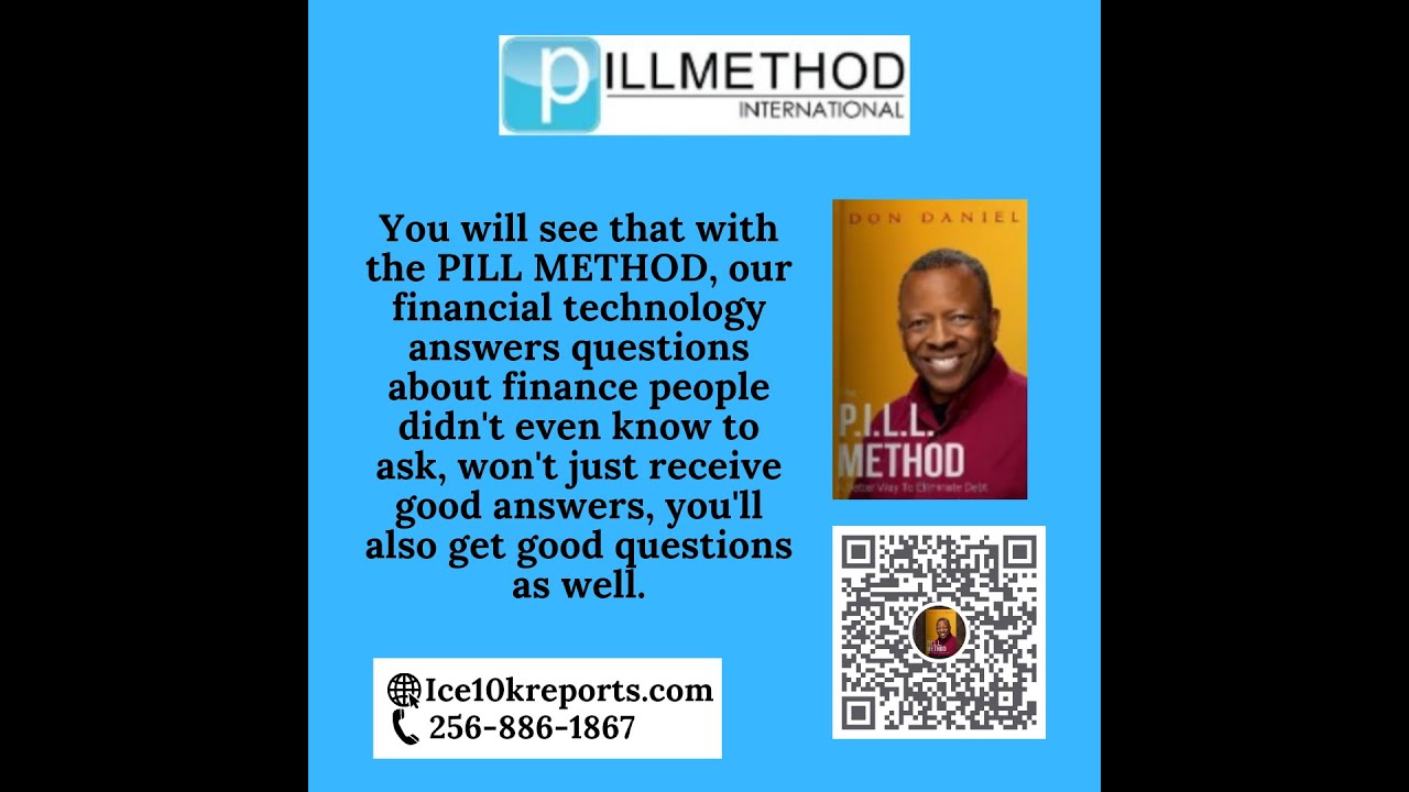 THE PILL METHOD, OUR FINTECH ANSWERS QUESTIONS ABOUT FINANCE PEOPLE DIDN'T EVEN KNOW TO ASK ...