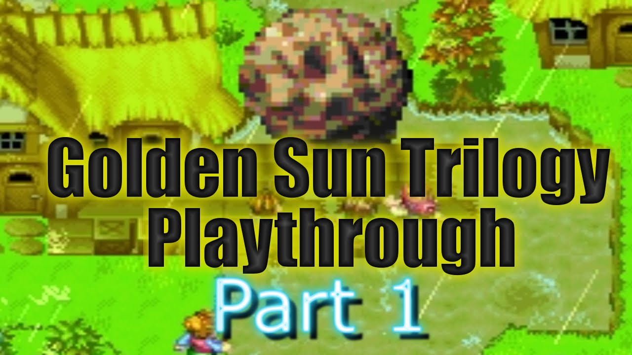 Golden Sun Trilogy Playthrough: Golden Sun (Part 1) Boulders - YouTube
