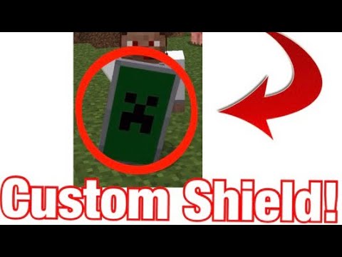How make custom shield skins in Minecraft Mobile! - YouTube