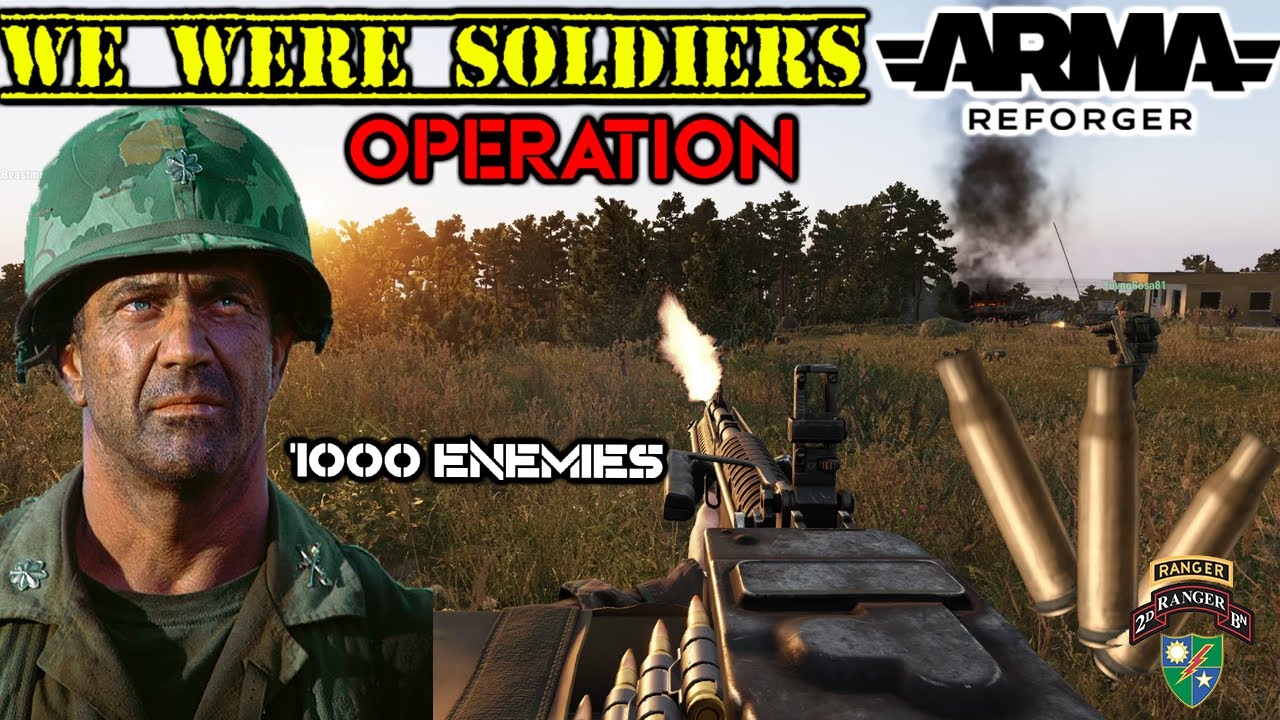 ARMA REFORGER - OPERATION WE WERE SOLDIERS (1000+ ENEMIES) M60 ...