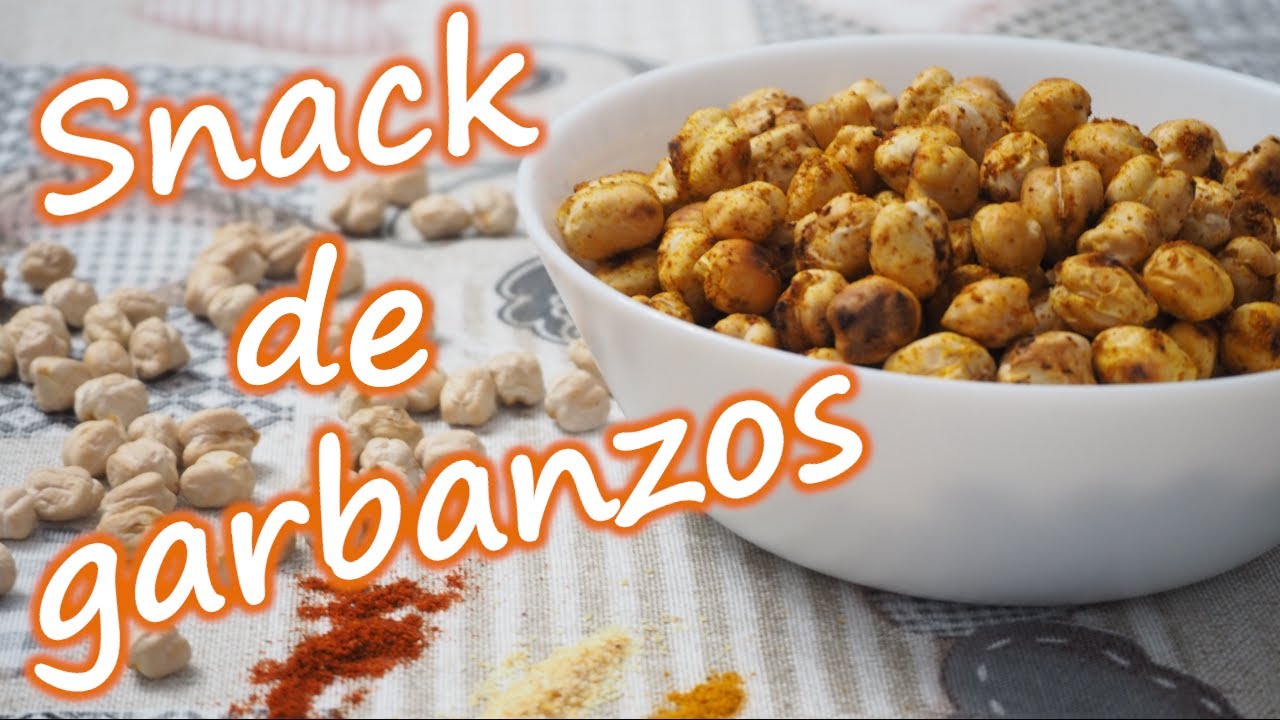 Snack de garbanzos tostados especiados || Spiced roasted chickpeas ...