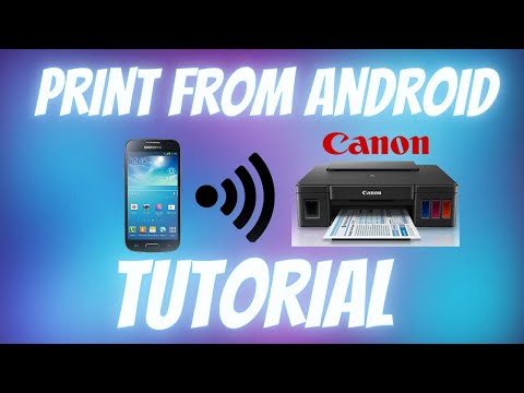 How to Print from Android Phone to Canon Printer | Android Print Tutorial
