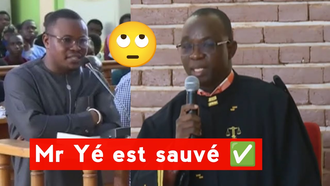 Le procureur innocente Mr Camille Yé pour les 3 milliards - YouTube